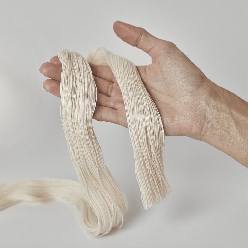 Combed Yarn: 180 Unraveled Cotton Threads - Etsy