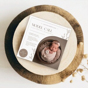 Newborn Session Model Call, Newborn Photoshoot Mini Session, Canva ...