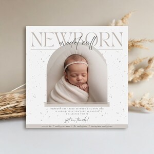Photography Model Call Template Canva Editable Newborn Photoshoot Flyer ...