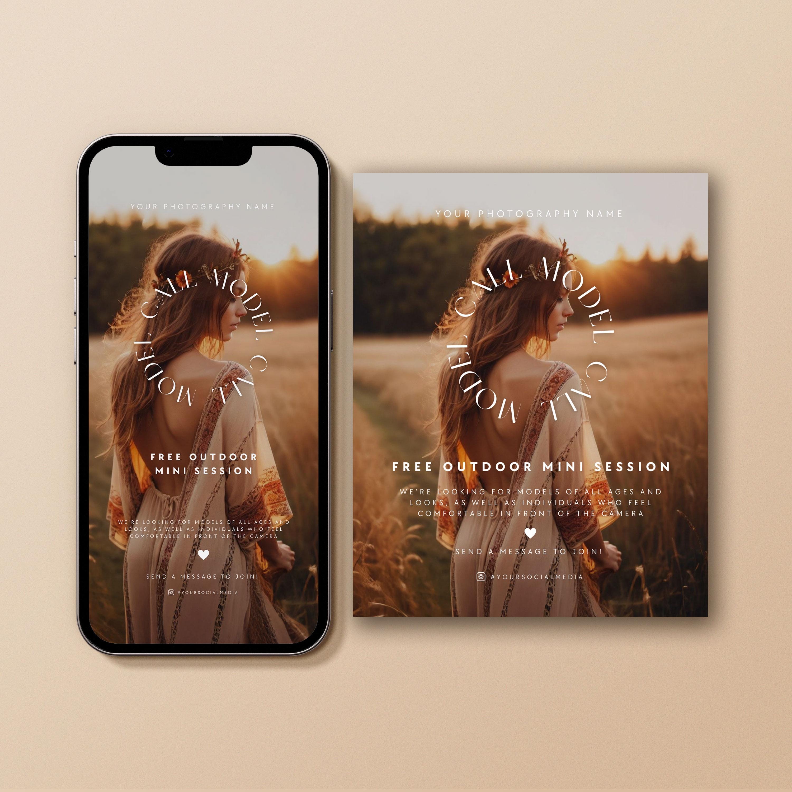 Video Model Call Canva Editable Template Instagram Post & Story New ...