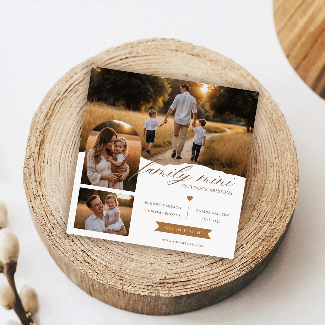 Editable Mini Session Canva Template Photo Session Advertisement Family ...