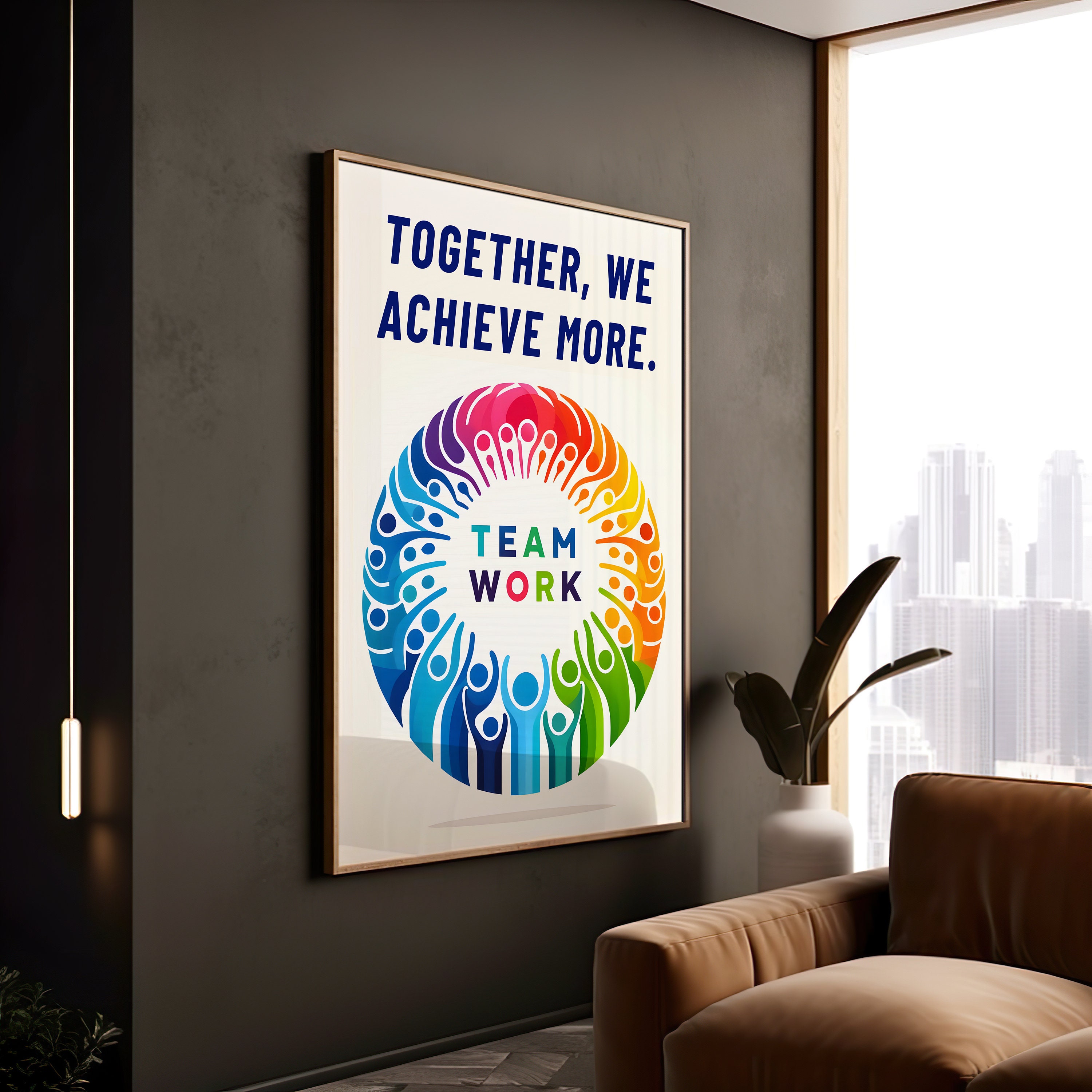Teamwork Wall Art, Stay Positive, Motivational Quotes, Motivation Wall ...