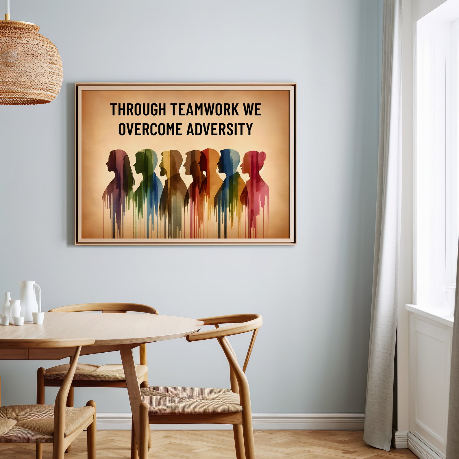 Teamwork Wall Art, Motivational Quotes, Adversity, Motivation Wall Art ...