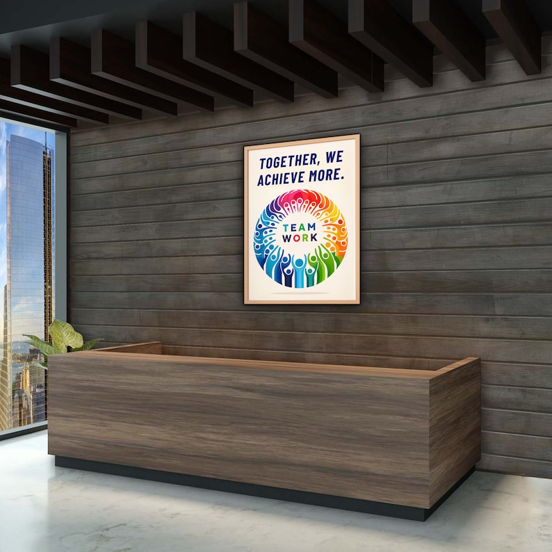 Teamwork Wall Art, Stay Positive, Motivational Quotes, Motivation Wall ...