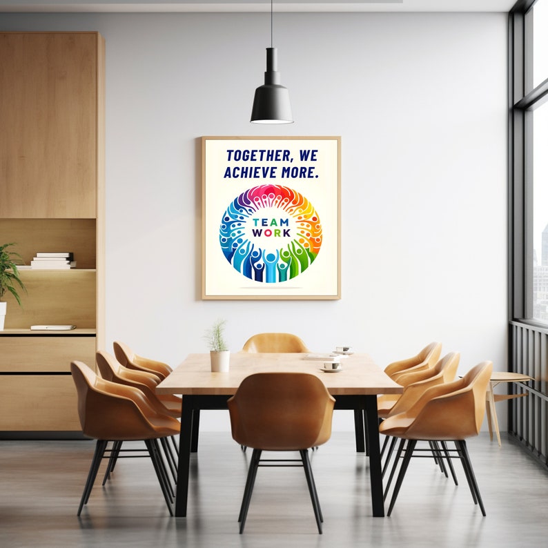 Teamwork Wall Art, Stay Positive, Motivational Quotes, Motivation Wall ...