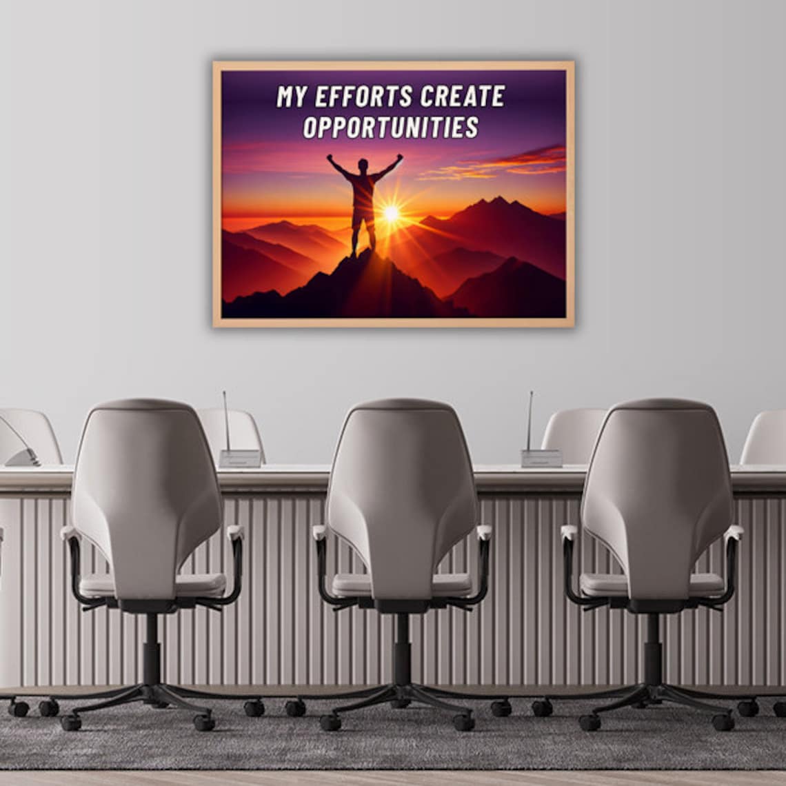 Teamwork Wall Art, Positive Thinking, Stay Positive, Home Office ...