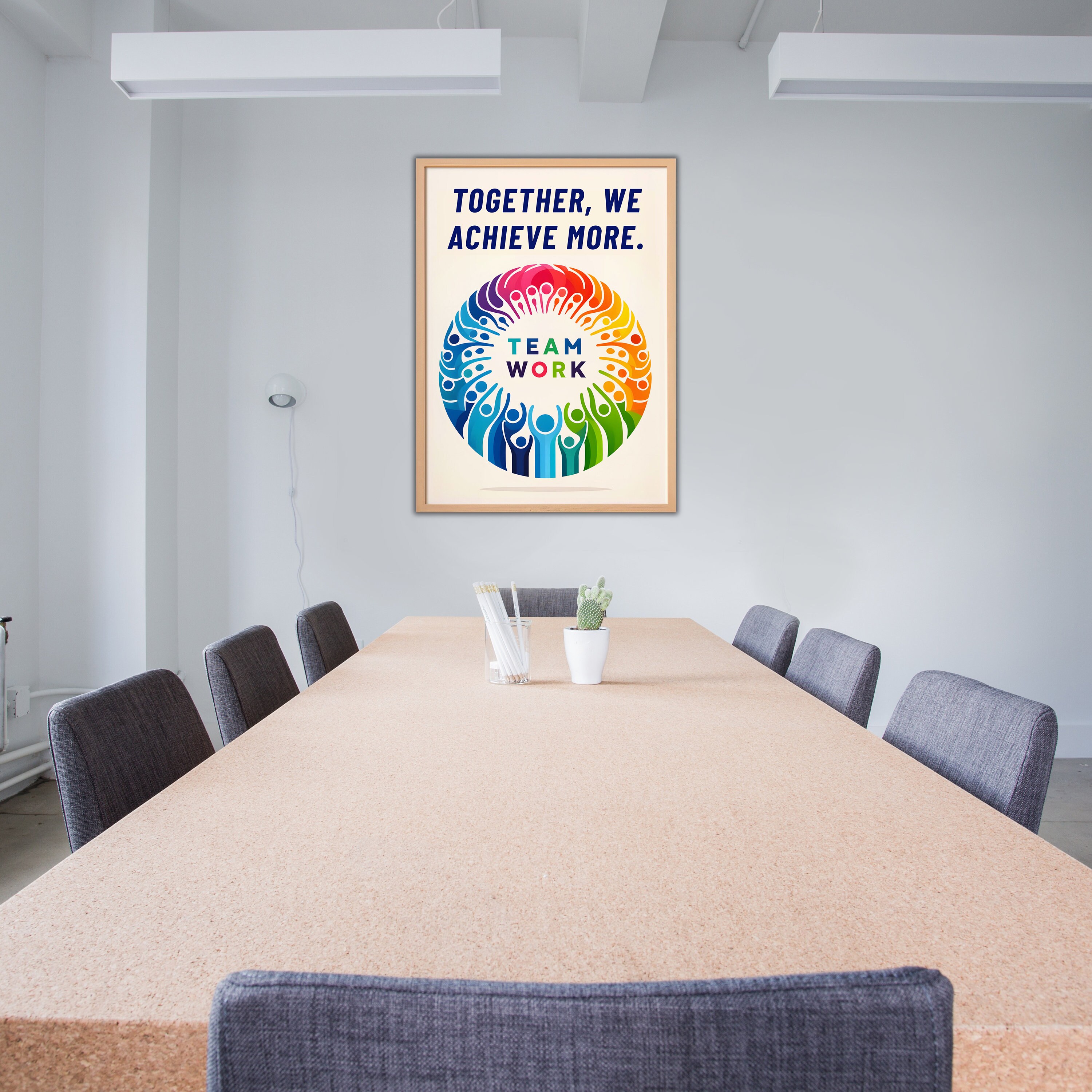 Teamwork Wall Art, Stay Positive, Motivational Quotes, Motivation Wall ...