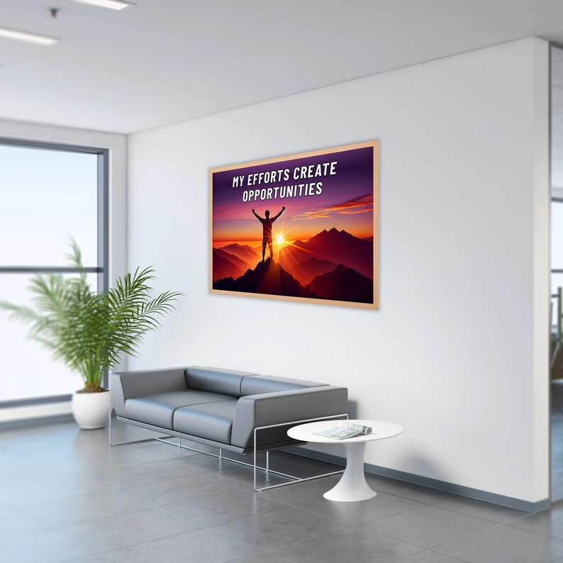 Teamwork Wall Art, Positive Thinking, Stay Positive, Home Office ...