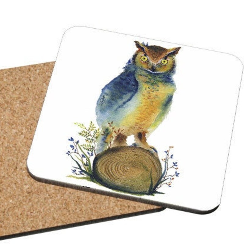 Owl Coasters - Etsy
