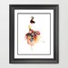 Tiny Dancer - Art Print Graceful Watercolor Painting Young Ballerina ...
