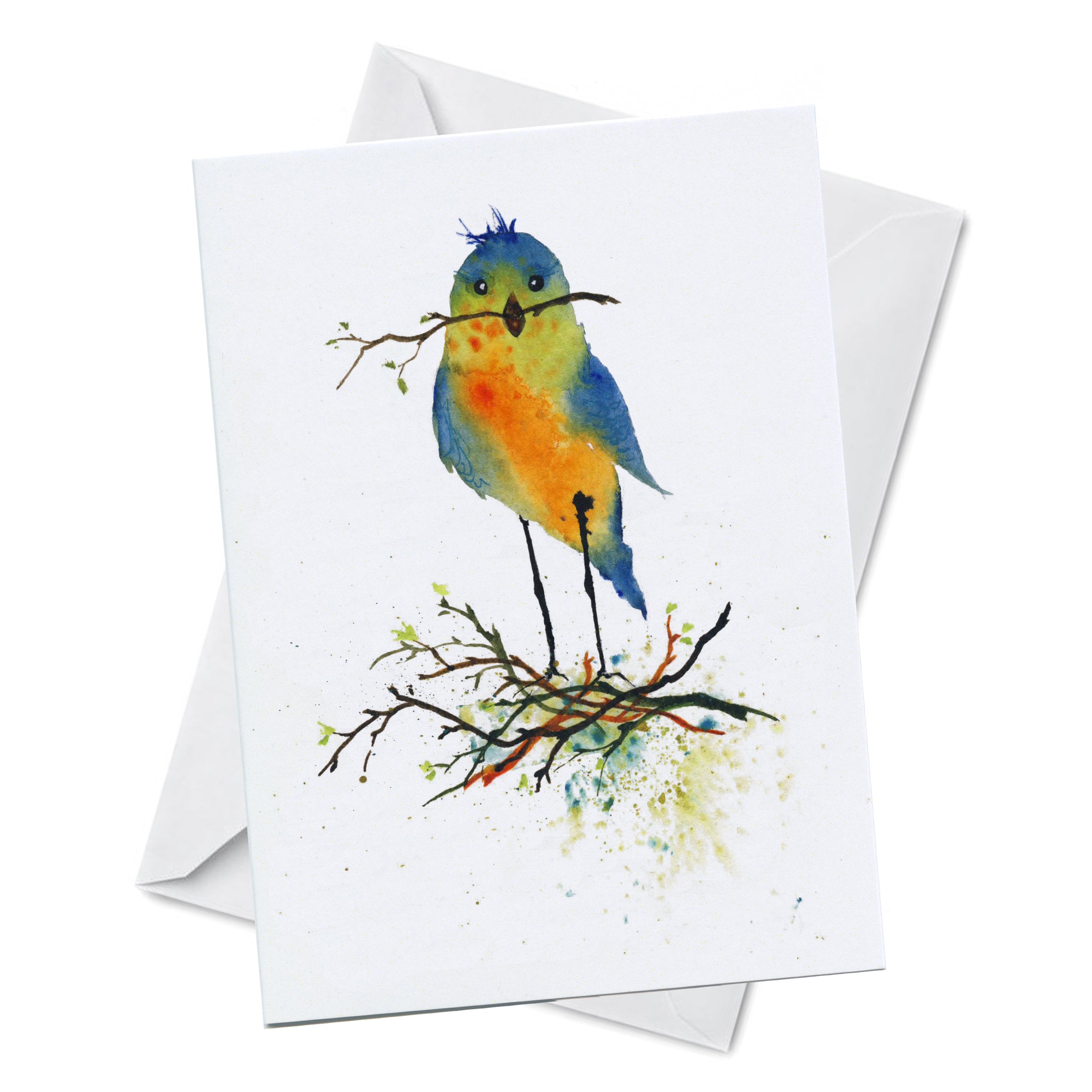 Cute Greeting Card NESTING Congratulations Expecting - Etsy