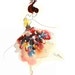 Tiny Dancer - Art Print Graceful Watercolor Painting Young Ballerina ...