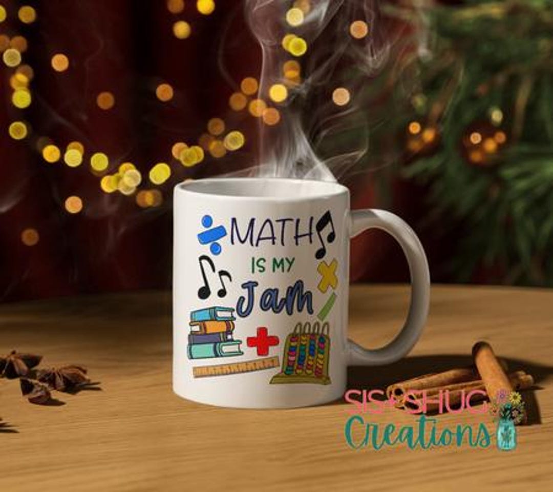 Math is My Jam PNG | Teacher Sublimation Design | Math Teacher Gift ...
