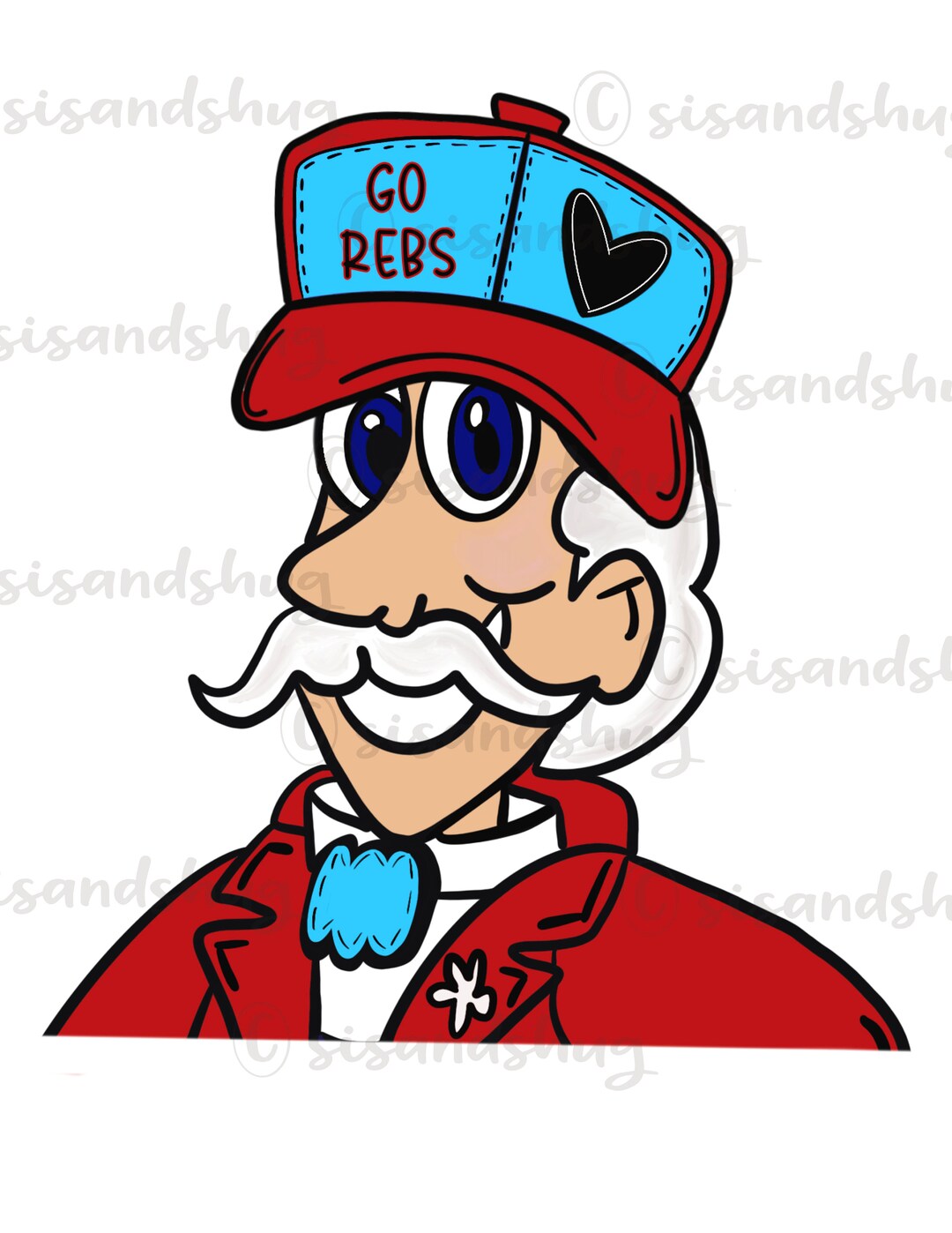 Rebel Man Trucker Hat Sublimation PNG Hand Drawn Digital Download ...