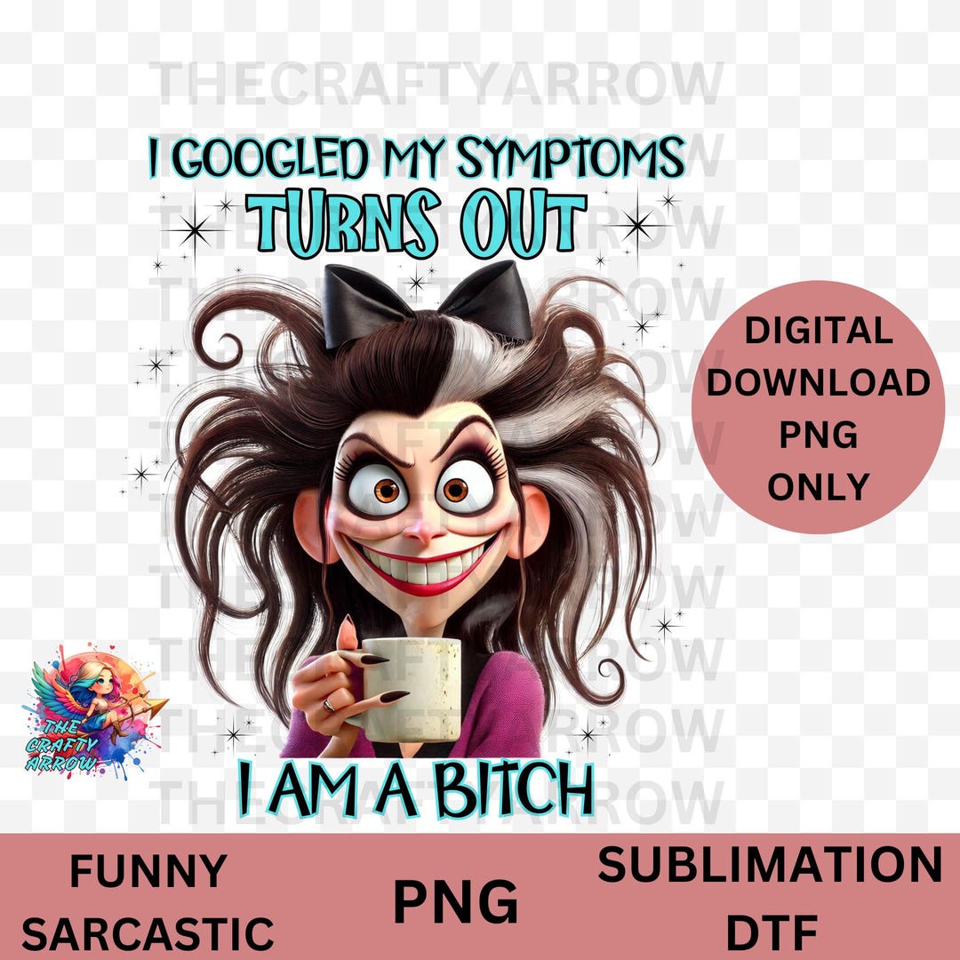 Sarcastic PNG, Sublimation Design, Cute Adult Humour Quote, PNG ...