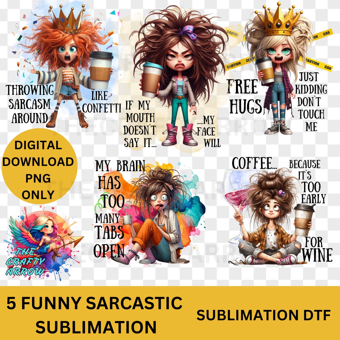 Sublimation Design, Funny, Sarcastic Mug, T-shirt Design - Etsy