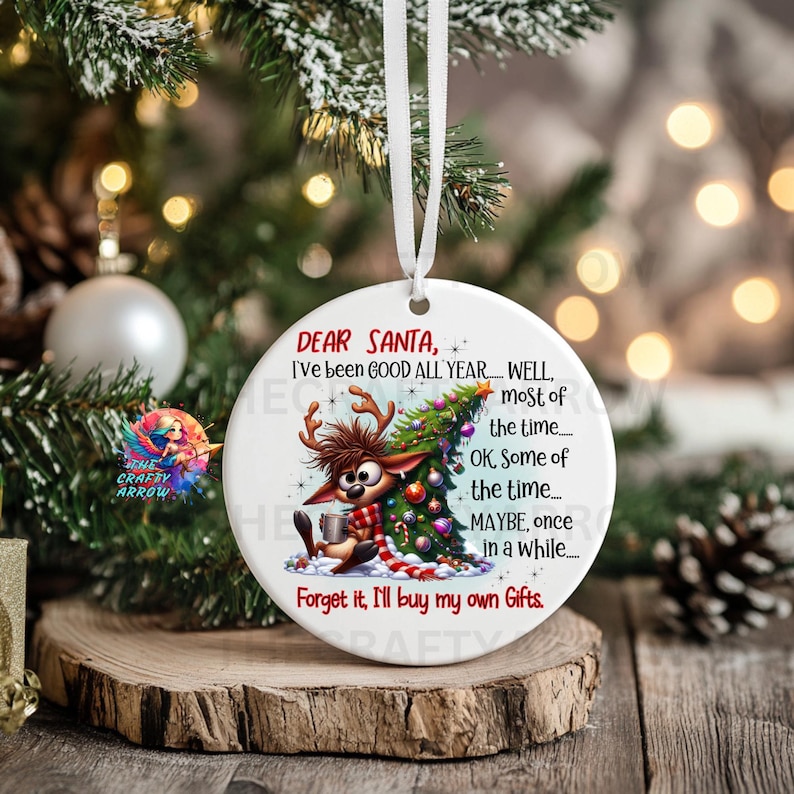 Dear Santa, Ive Been Good All Year PNG Sublimation Design, Funny ...