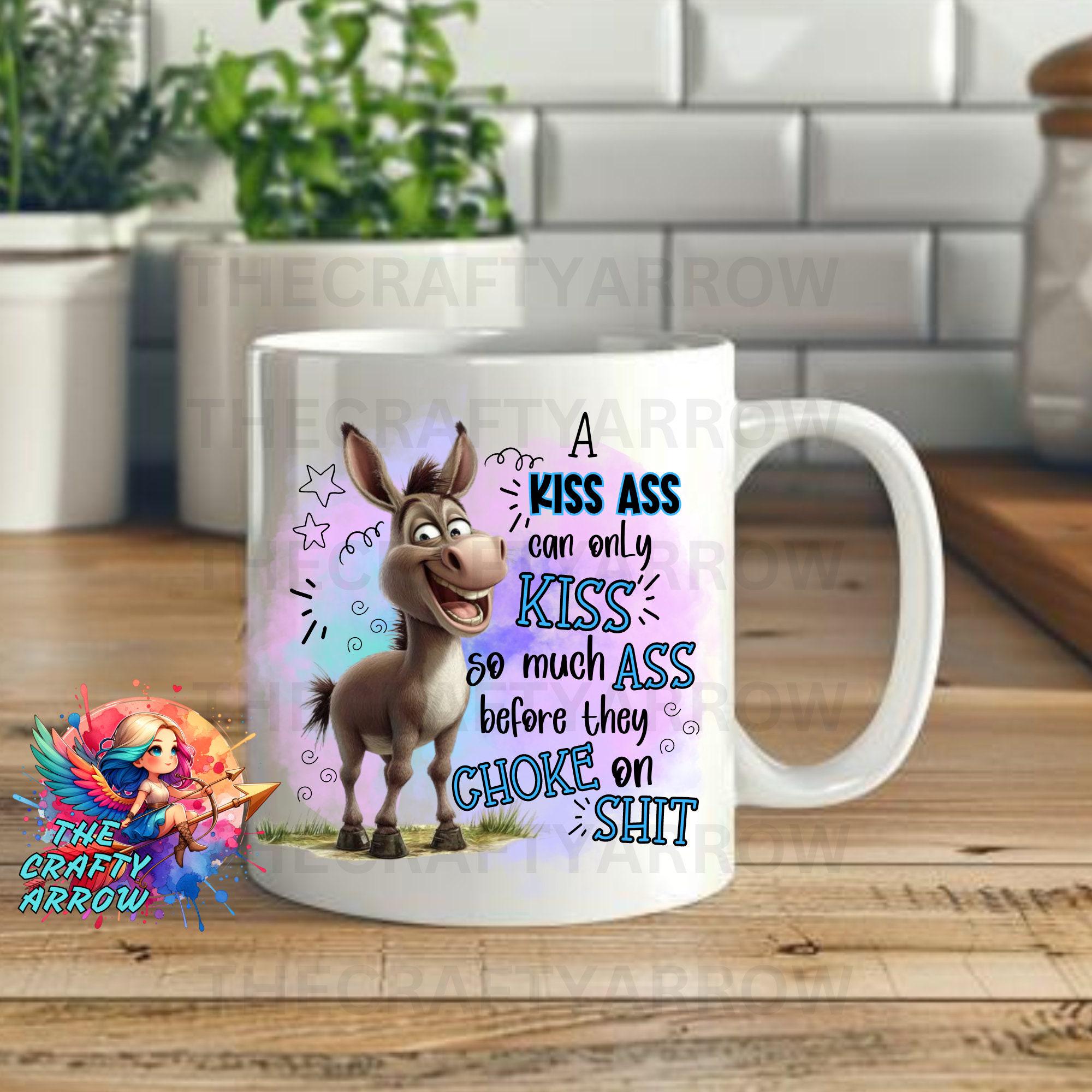 Funny Sarcastic Donkey Quote Wall Art Digital Download Humorous Adult ...
