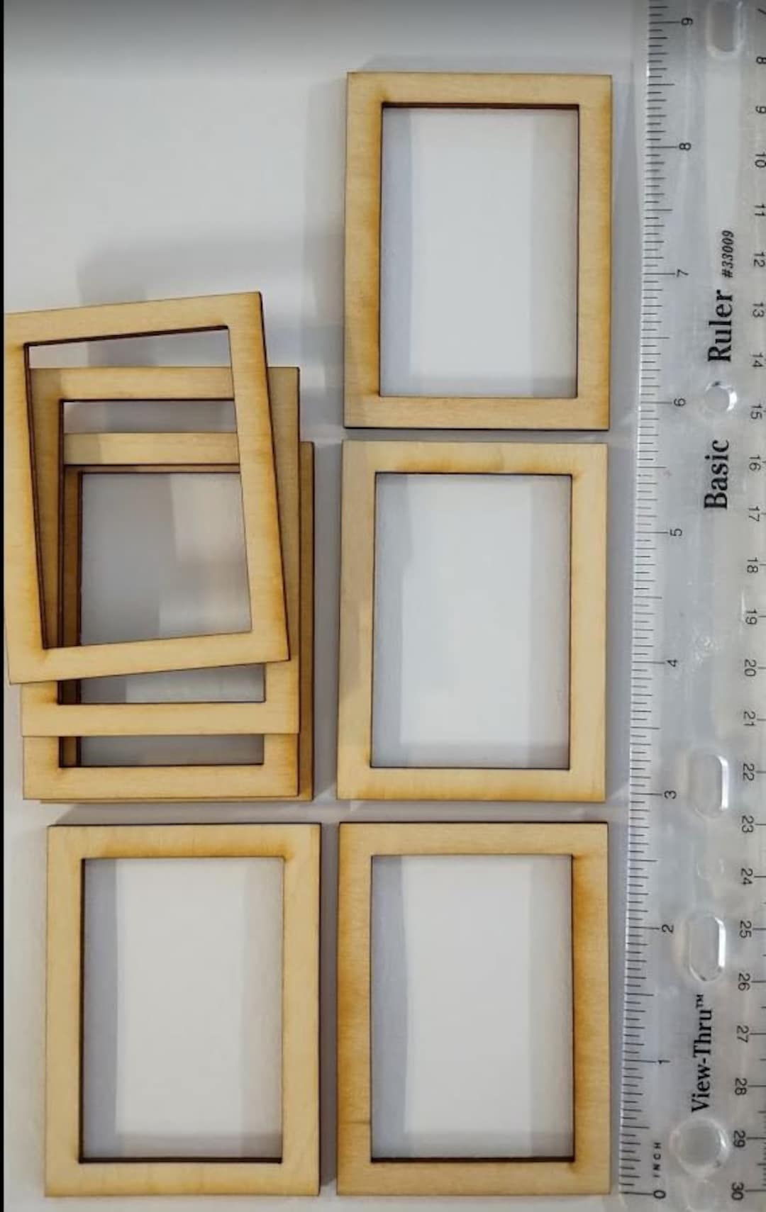 Set of 8 Miniature Wood Frames - Etsy