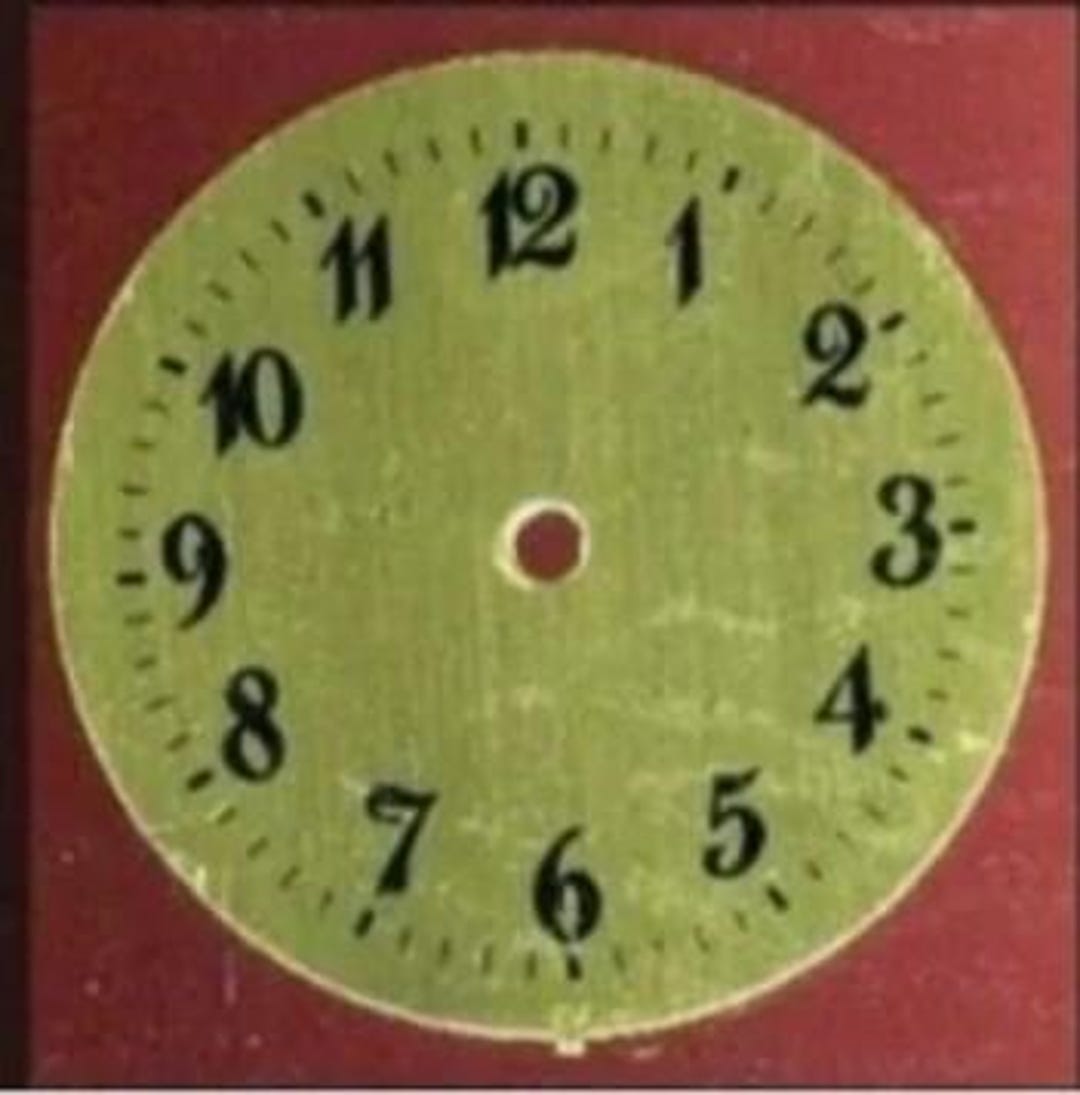 New Clock Face 2.5 Gold Metal Craft Supply - Etsy