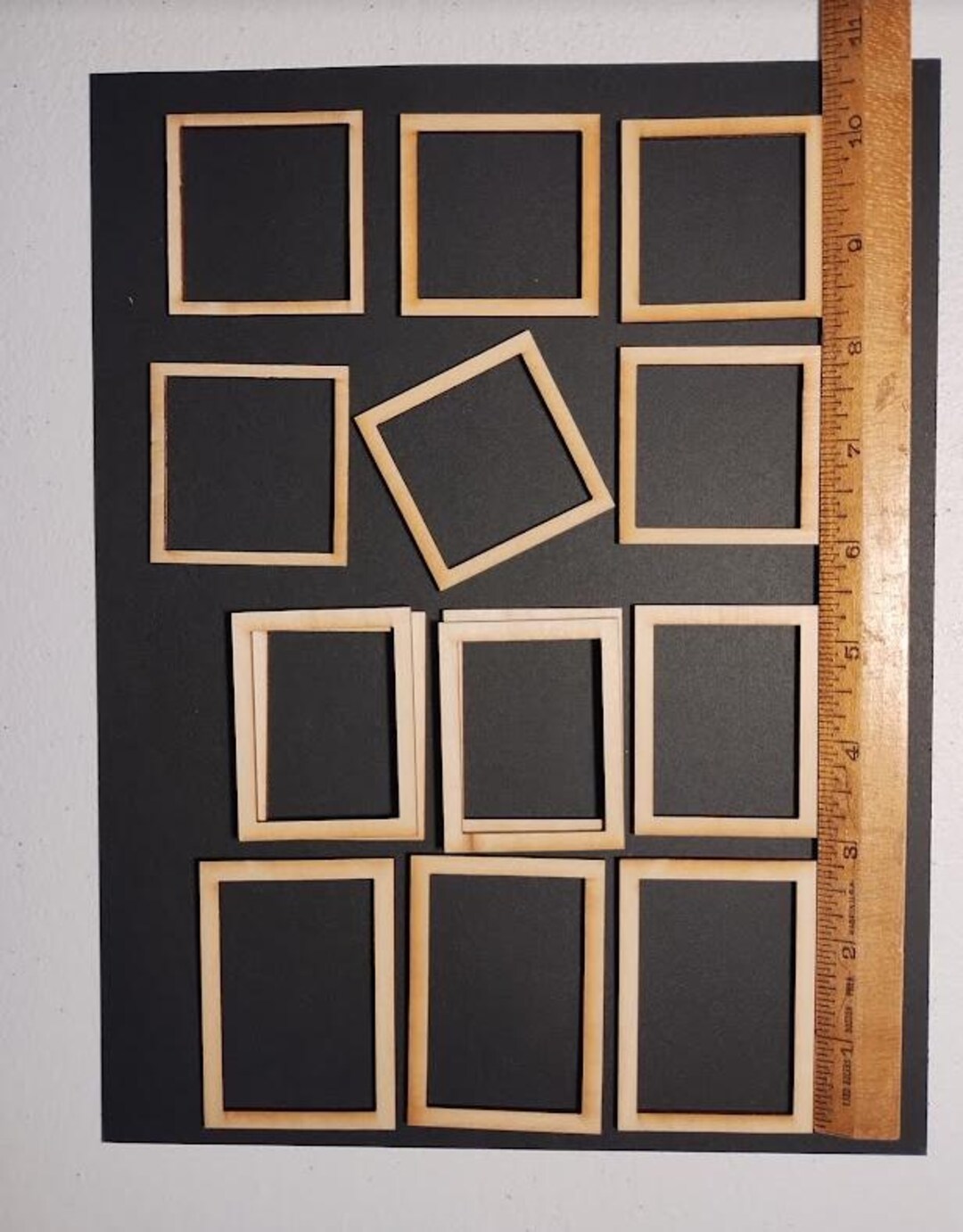 Set of 14 Miniature Wood Frames - Etsy