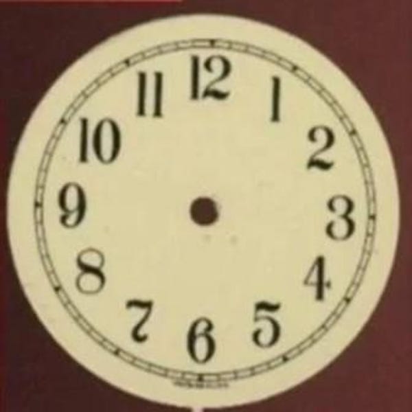 Clock Face Charm - Etsy