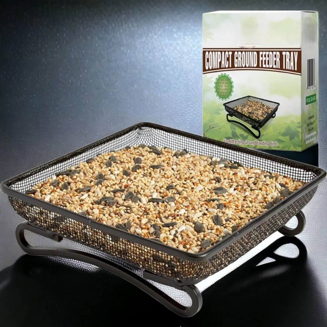 Premium Steel Mesh Bird and Squirrel Feeder Tray 7x7 Inches Cardinal ...