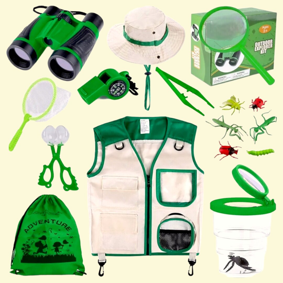 Kids Explorer and Bug Catching Kit Outdoor Adventure Set for Young ...