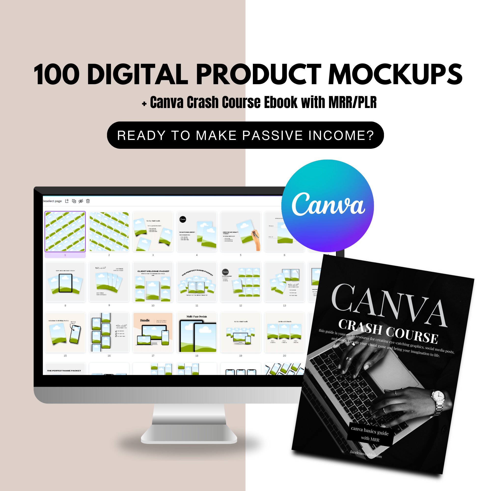 Mockup Bundle for Selling Digital Products on Etsy, Stan Store ...