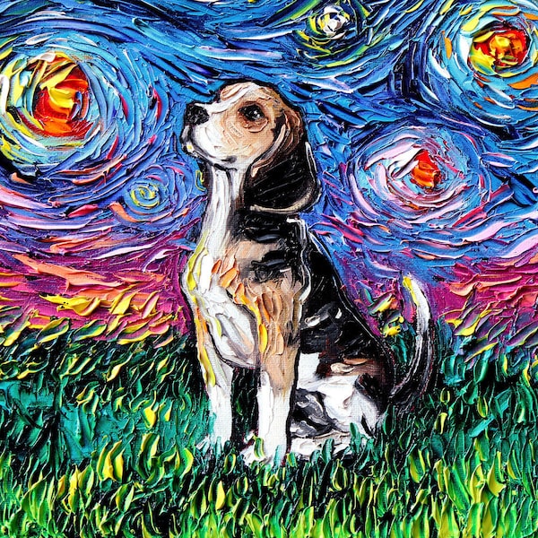 Beagle Art Print - Etsy