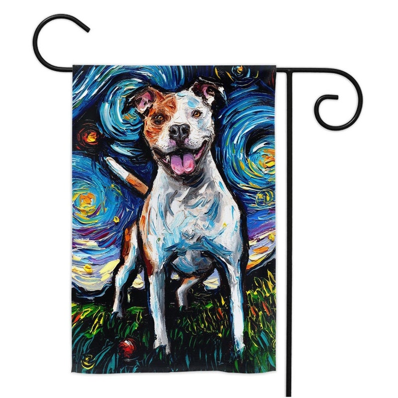 Pit Bull Garden Flag - Etsy