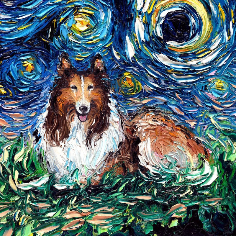 Collie Art - Etsy