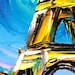 Eiffel Tower Art Eiffel VII 11x14 Paris France Print Reproduction by Aja - Etsy