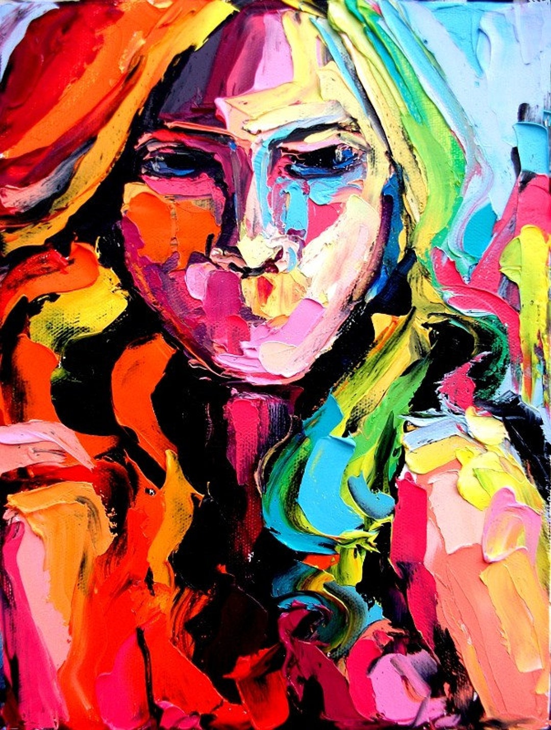 Abstract Nude Print Reproduction By Aja Impression 9x12 18x24 Etsy