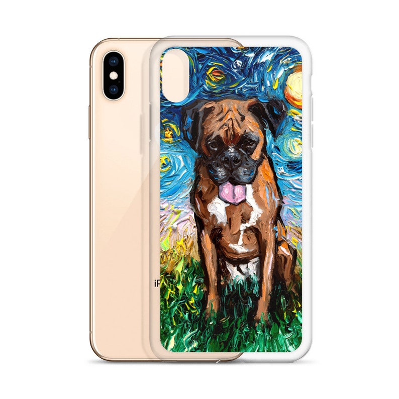 Boxer Dog Boxsue iPhone Case Dog Lover Phone Protector Starry | Etsy