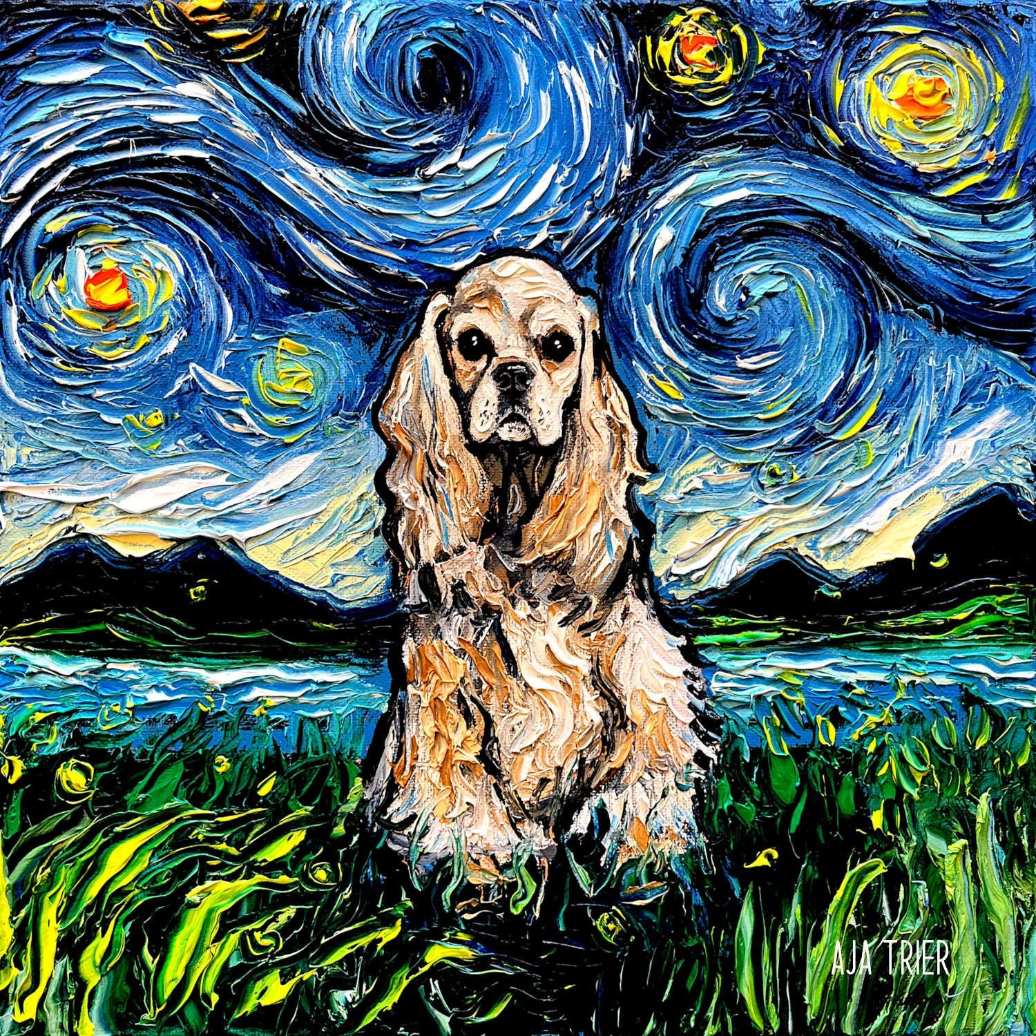 Buff American Cocker Spaniel Puppy