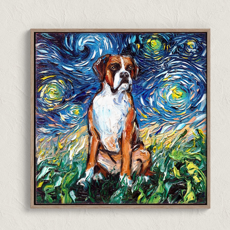 Boxer Dog Art - Etsy