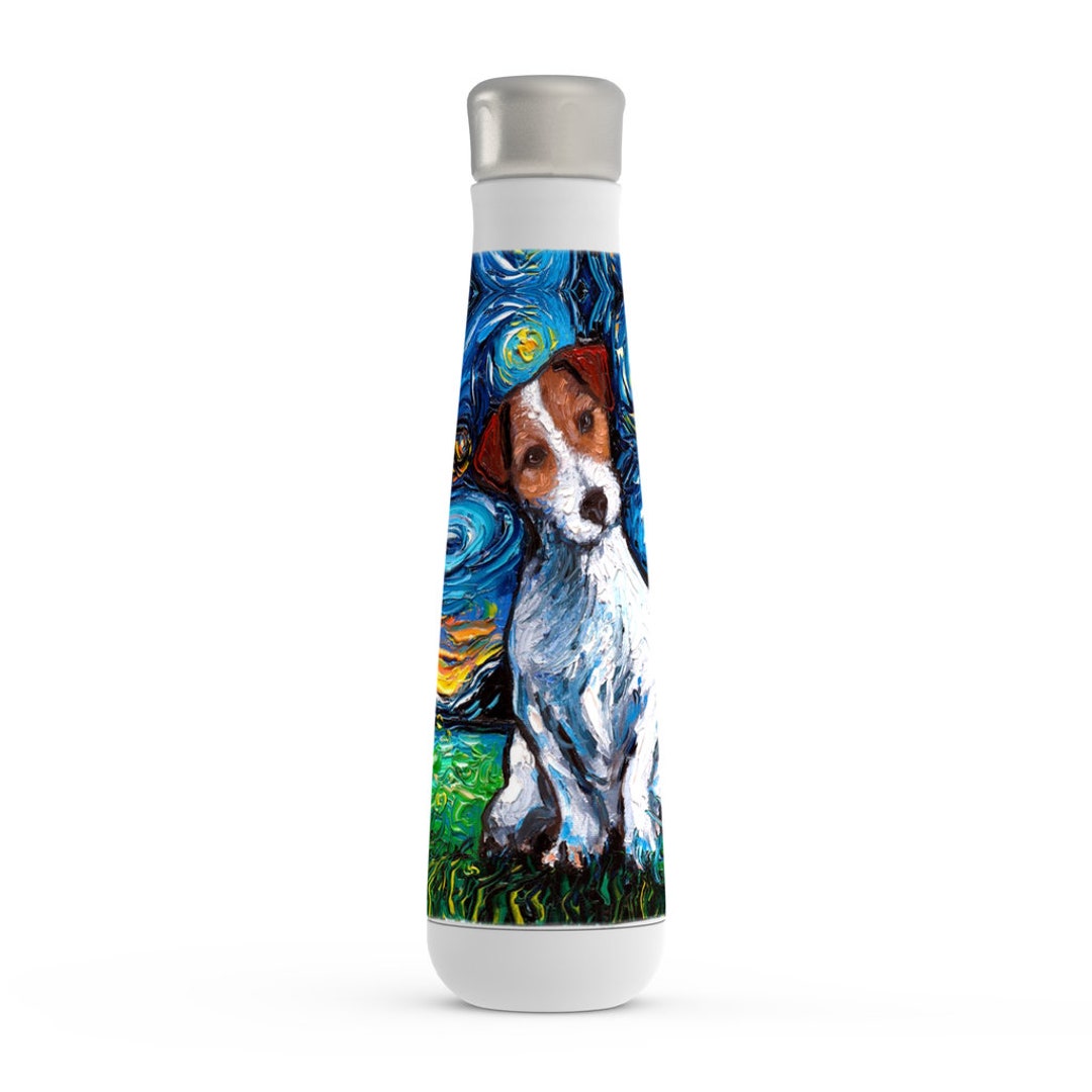 Peristyle Water Bottle Jack Russell Terrier Starry Night Insulated ...