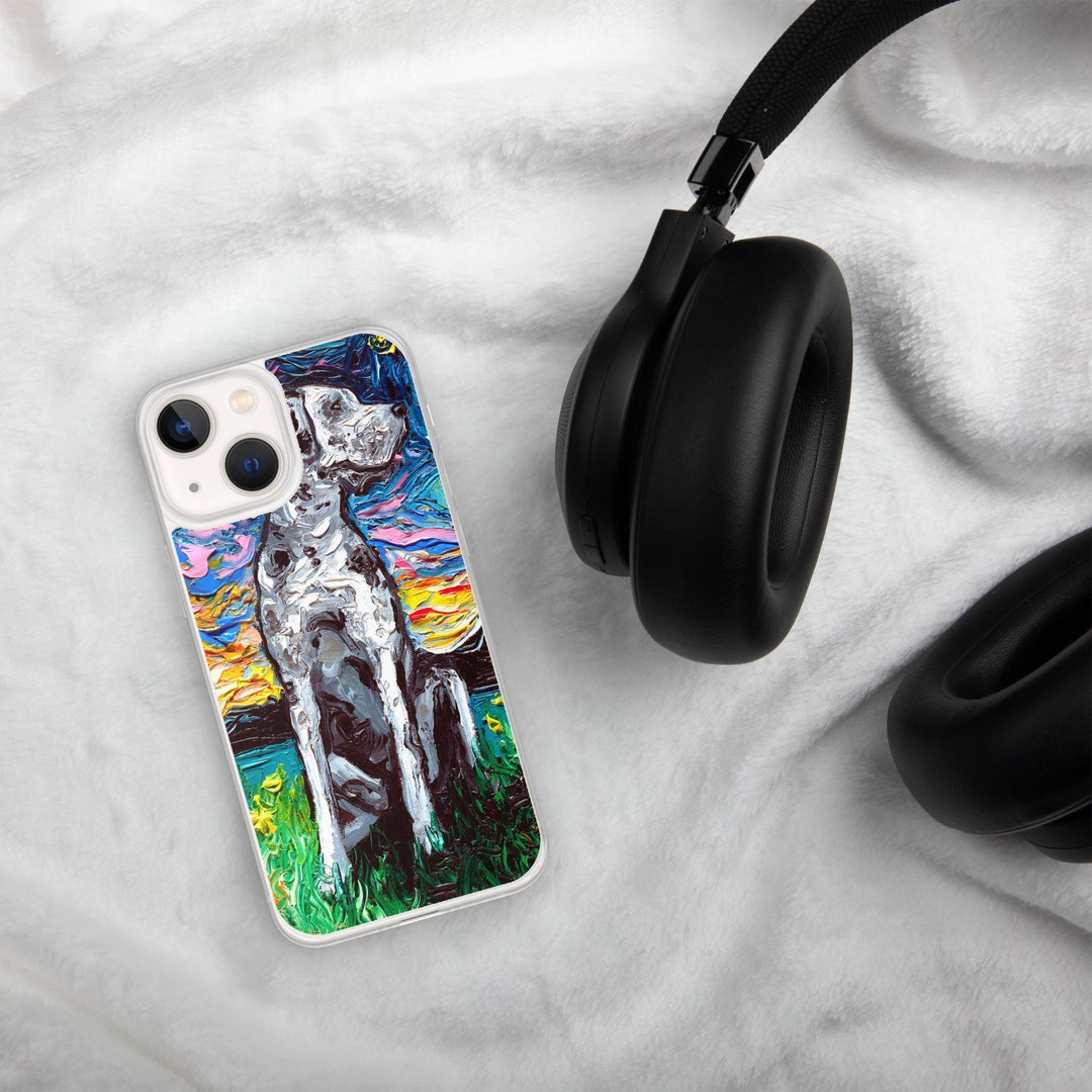 Merle Great Dane Night iPhone Case Dog Lover Phone Case Protector Art ...