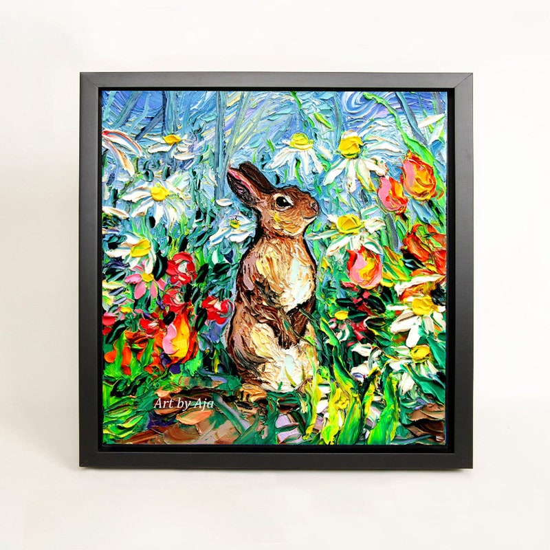 Rabbit Art - Etsy