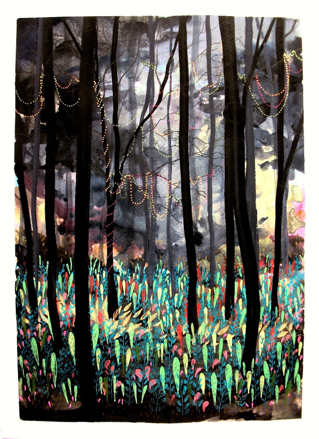 Celebration Landscape Print of Original Painting 9x12 or 18x24 Inches ...