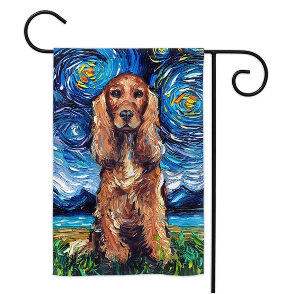 Cocker Spaniel Garden Flag - Etsy