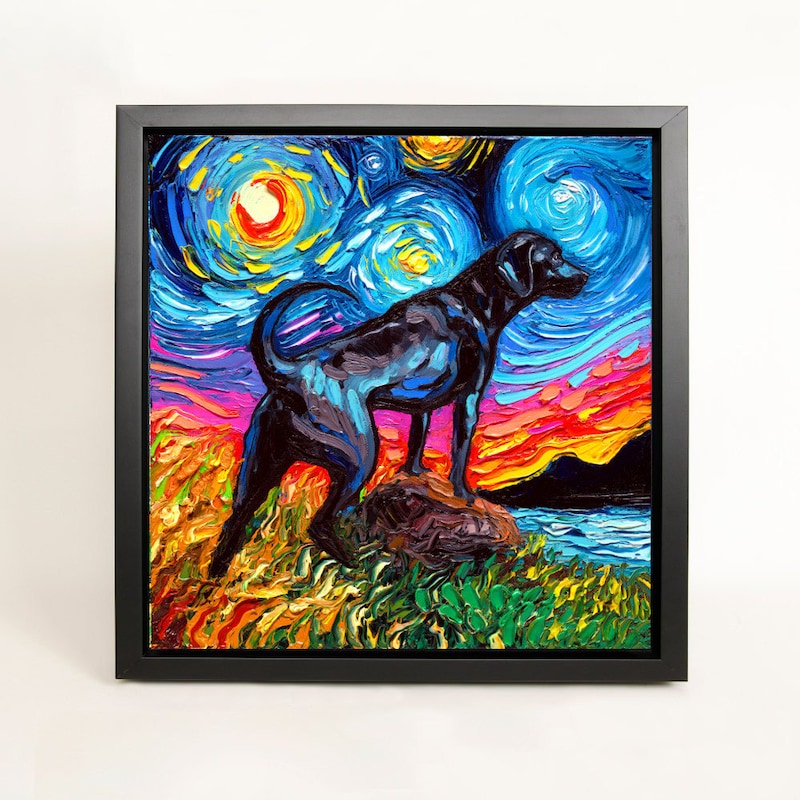 Black Lab Art - Etsy