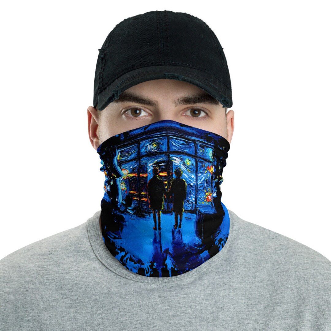 Fight Club Final Scene Starry Night Art Face Mask Face Shield - Etsy