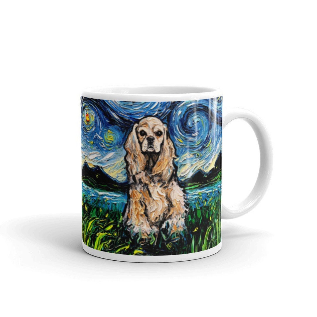 Buff American Cocker Spaniel Coffee Mug Dog Lover Impressionist Art by ...
