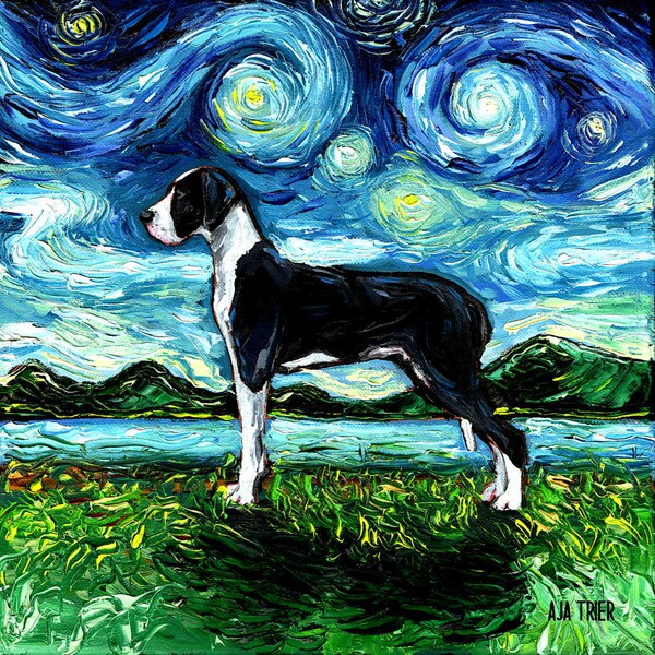 Great Dane Art - Etsy