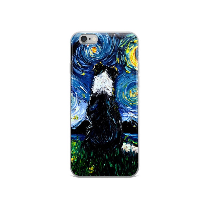 Border Collie Back Starry Night iPhone Phone Case Dog Lover | Etsy