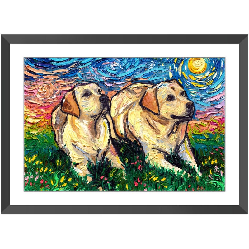 Yellow Lab Painting - Etsy