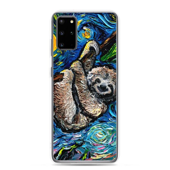 3 Toed Sloth Starry Night Samsung Android Case cute exotic | Etsy