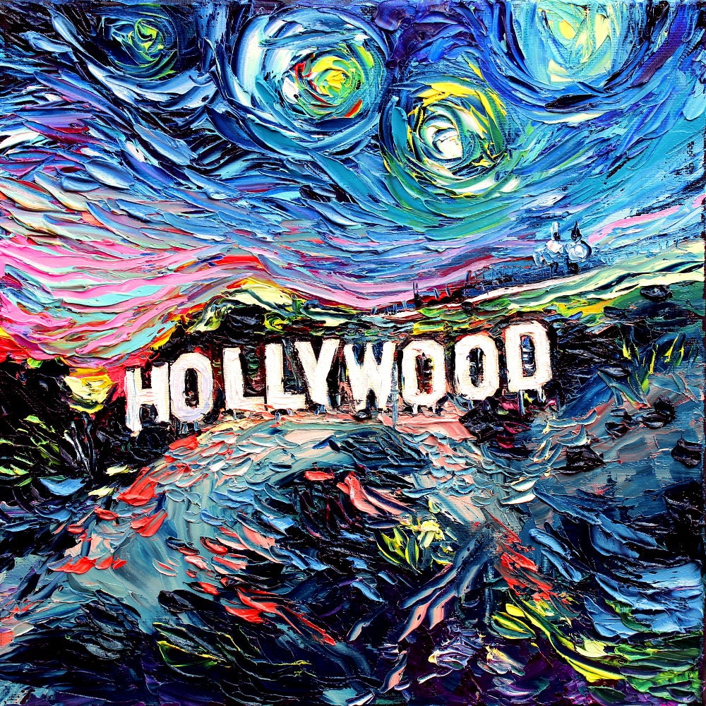 Hollywood Sign Painting